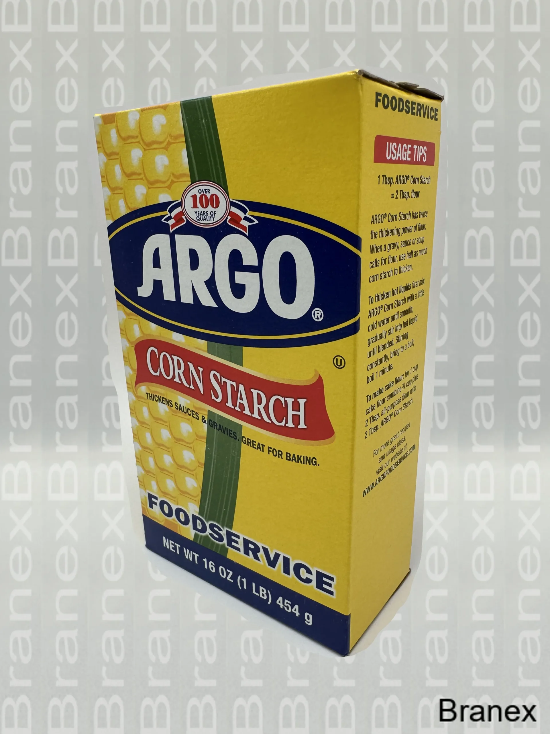 Argo Corn Starch, 16 oz Carton - Branex Wholesale | Tampa