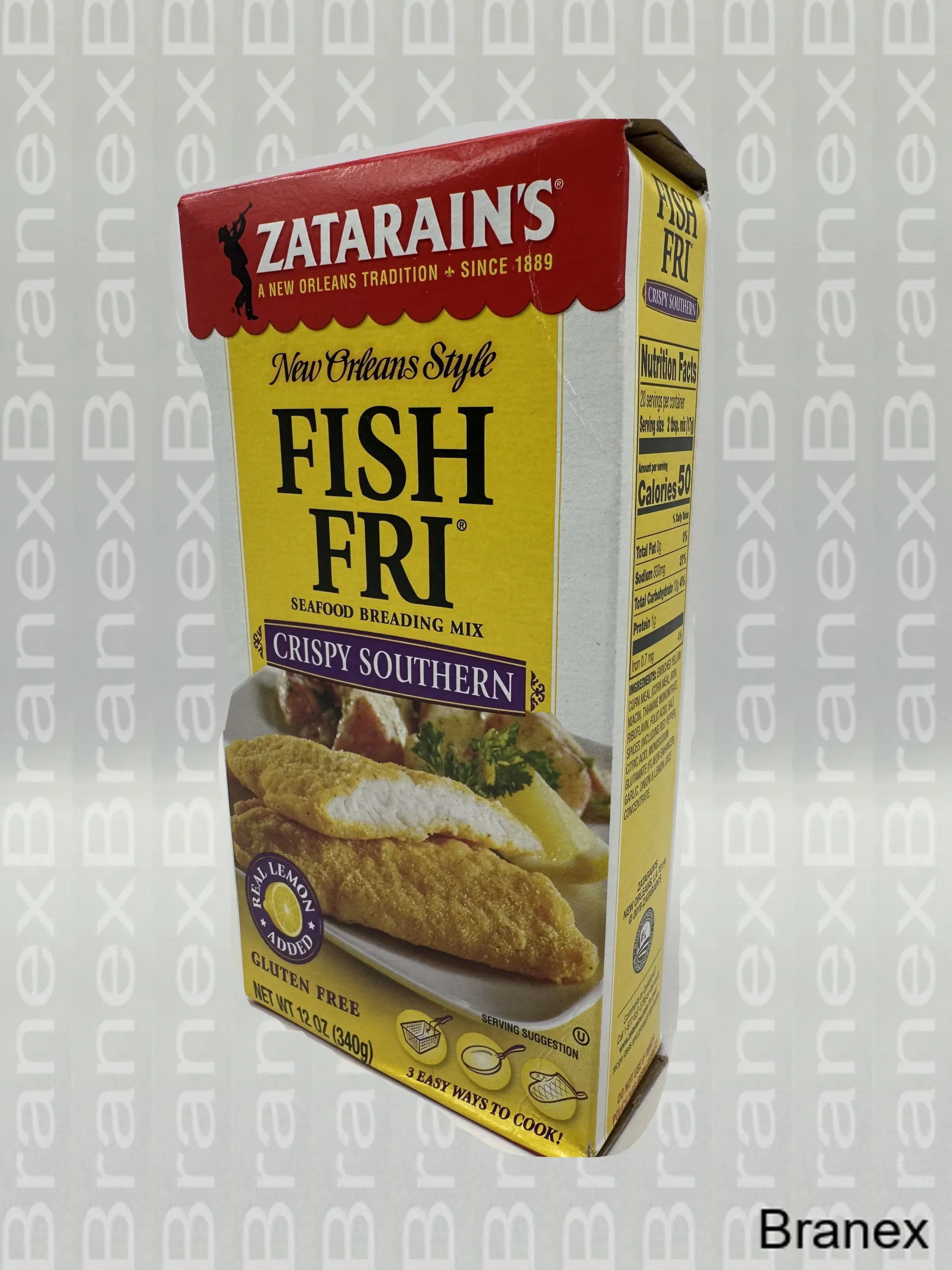 Zatarain's Fish Fri Seafood Breading Mix - 8 Count, 12 oz - Branex ...